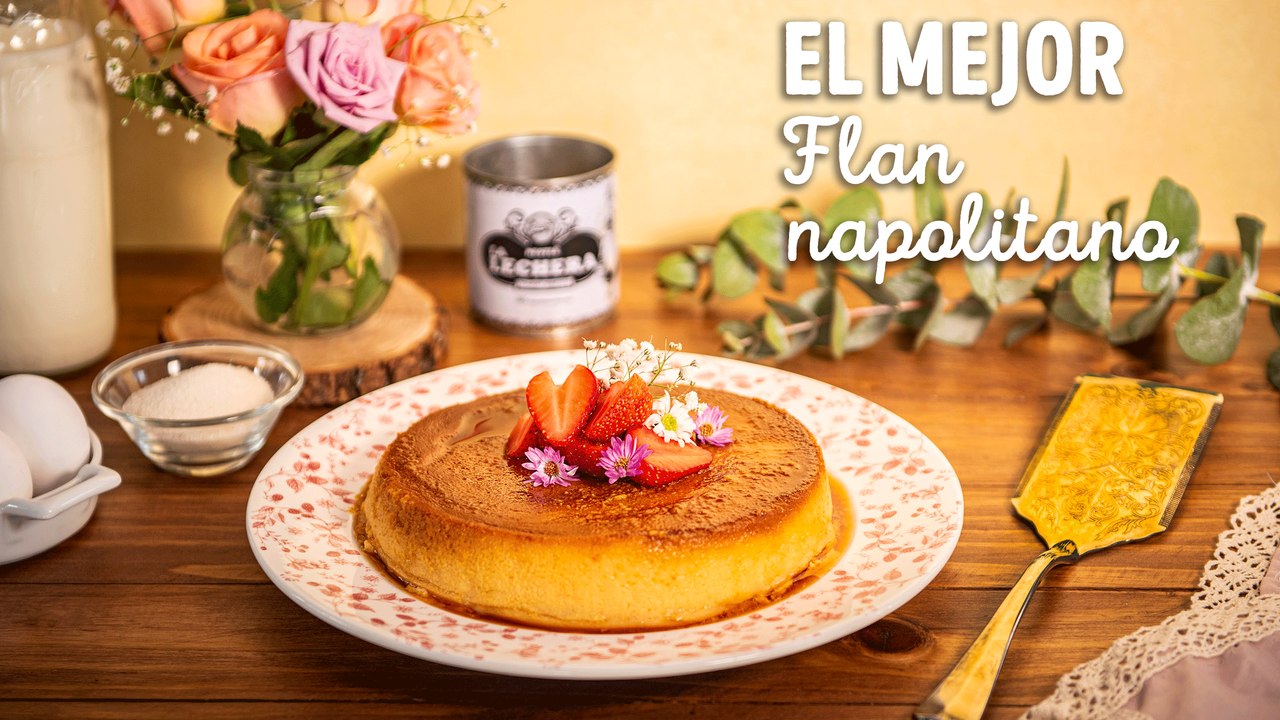 Con esta receta vas a preparar el mejor flan napolitano - Vídeo Dailymotion