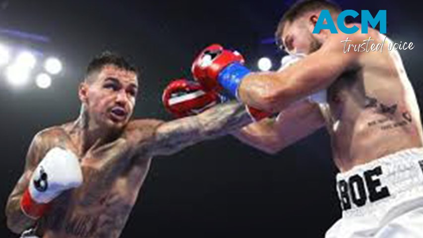 Australian boxer locks eyes in awkward stare down ahead of title fight ...