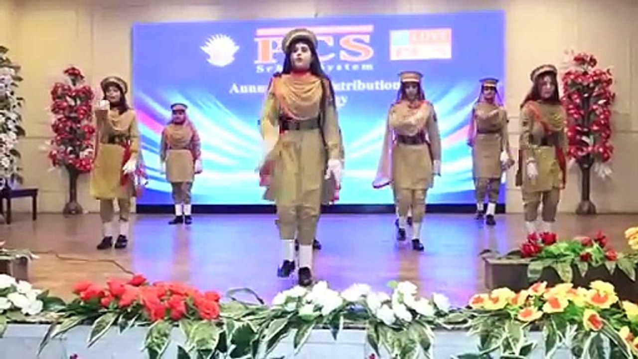 HAMARA PAKISTAN _ National Song Performance _School Tablo_ BY PCS ...