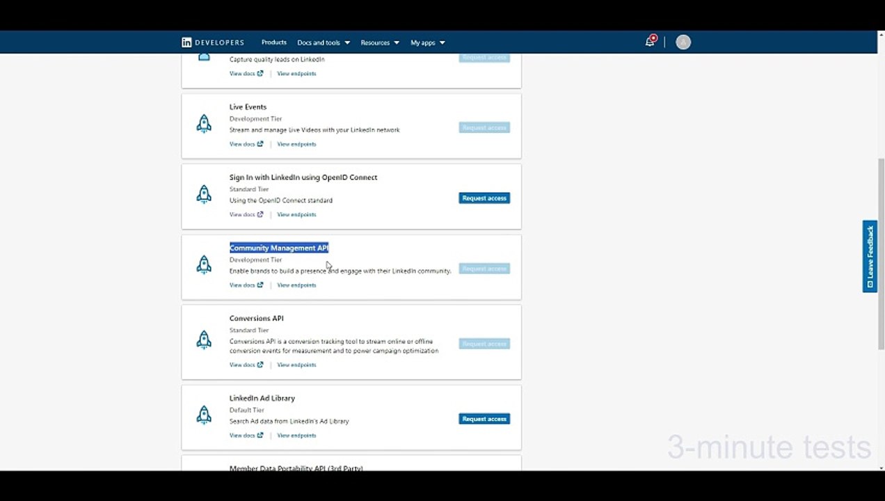 How to configure the Linkedin API for posting in company pages - video Dailymotion