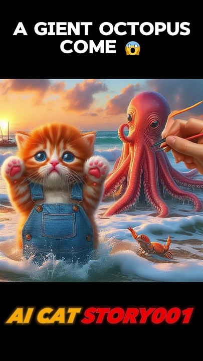 cat vs octopus - video Dailymotion