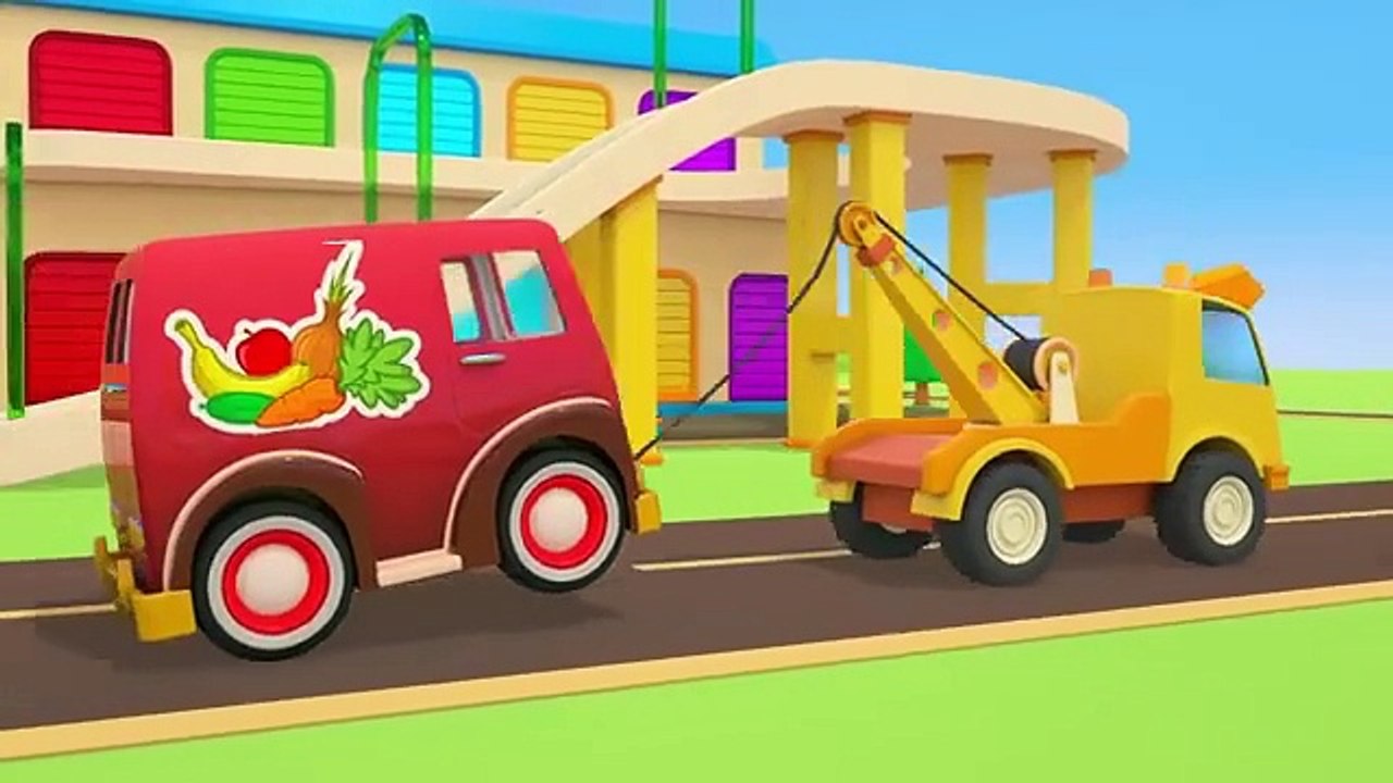 Full episodes of Helper Cars cartoons for kids. Street vehicles ...