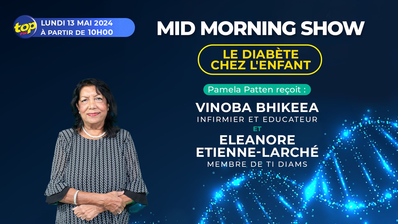 Le Mid Morning Show :Pamela Patten reçoit Vinoba Bhikeear et Eleanore ...