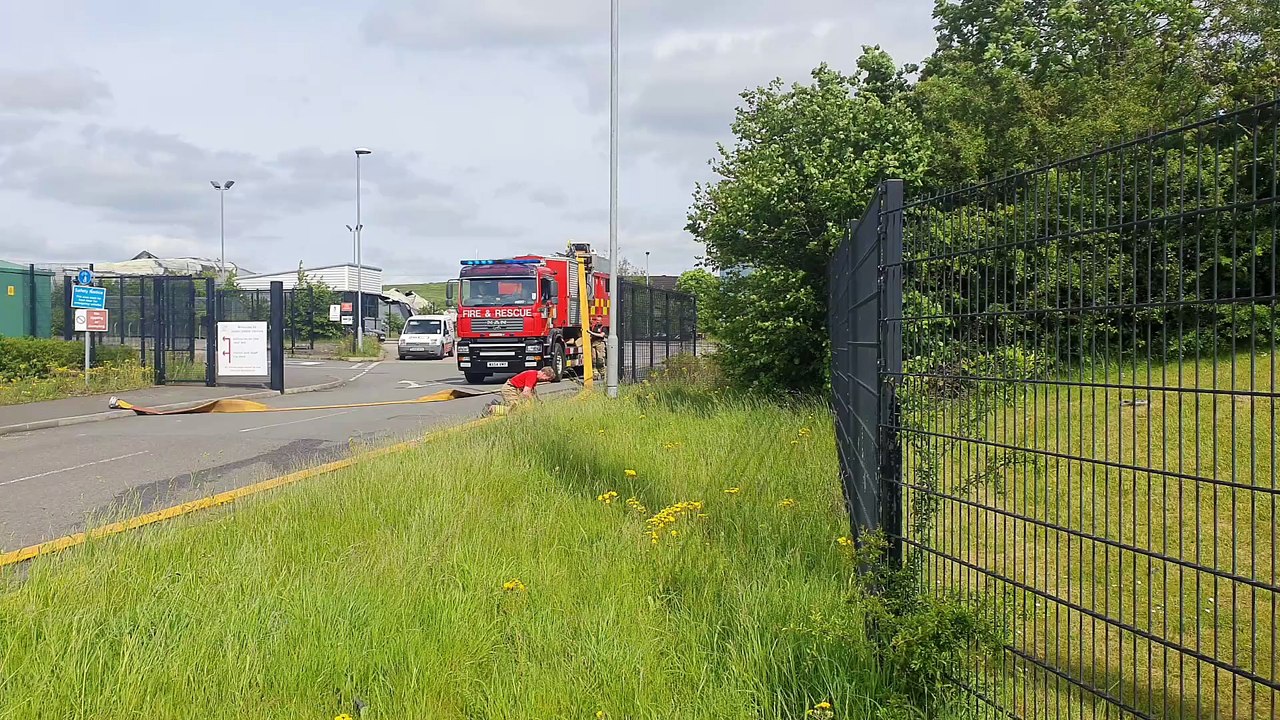 Aftermath of massive fire at Super Smart Services in Cannock - video ...
