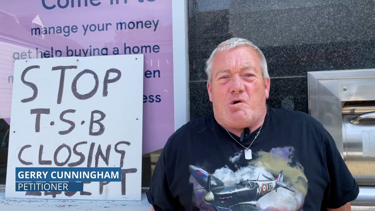Gerry Cunningham and Alan Welch speak out about the closure of TSB ...