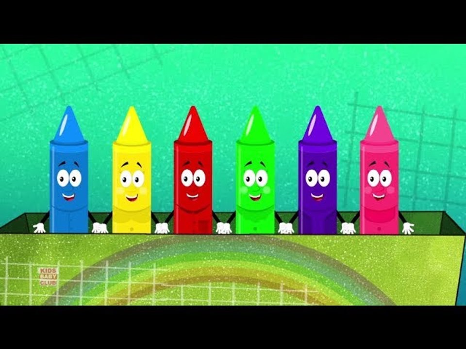 Crayons Color Song | Learn Color For Children | Kindergarten Nursery ...