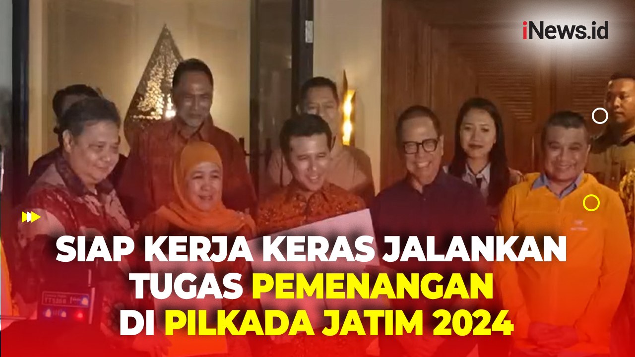 Golkar Resmi Usung Pasangan Khofifah -Emil di Pilgub Jatim 2024 - Video Dailymotion