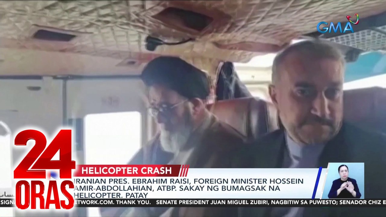 Iranian Pres. Ebrahim Raisi, Foreign Minister Hossein Amir-Abdollahian, atbp. sakay ng bumagsak ...