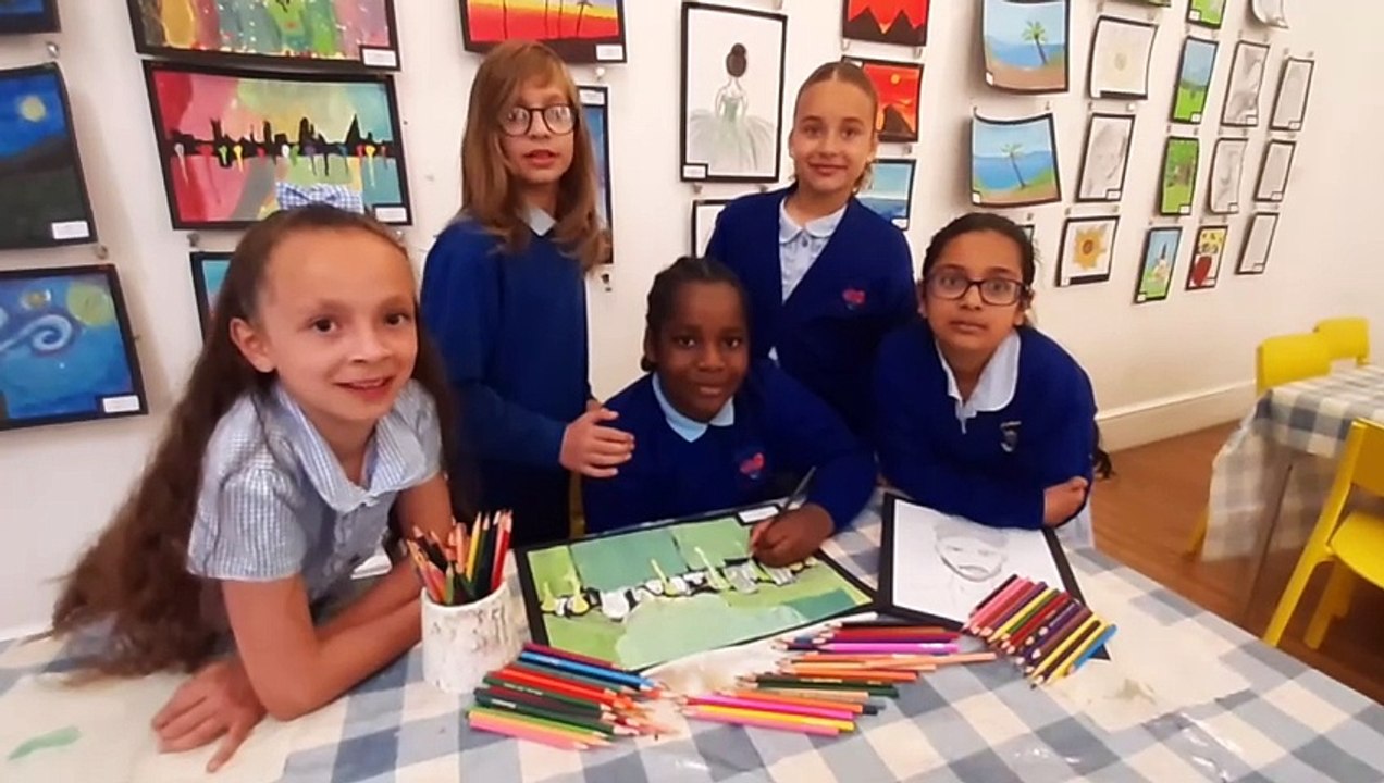 Berrybrook primary school art at Wolverhampton art gallery. - video ...