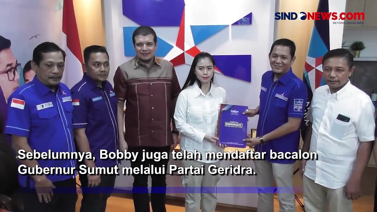 Daftar Calon Gubernur Sumut, Bobby Nasution Ambil Formulir Pendaftaran ...