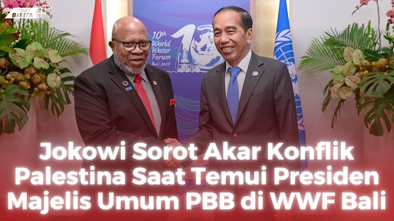 Jokowi Sorot Akar Konflik Palestina Saat Temui Presiden Majelis Umum ...