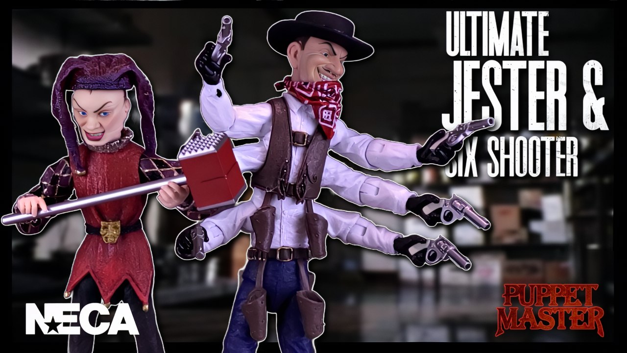 Neca Toys Puppet Master Ultimate Six-Shooter & Jester Two-Pack - video ...