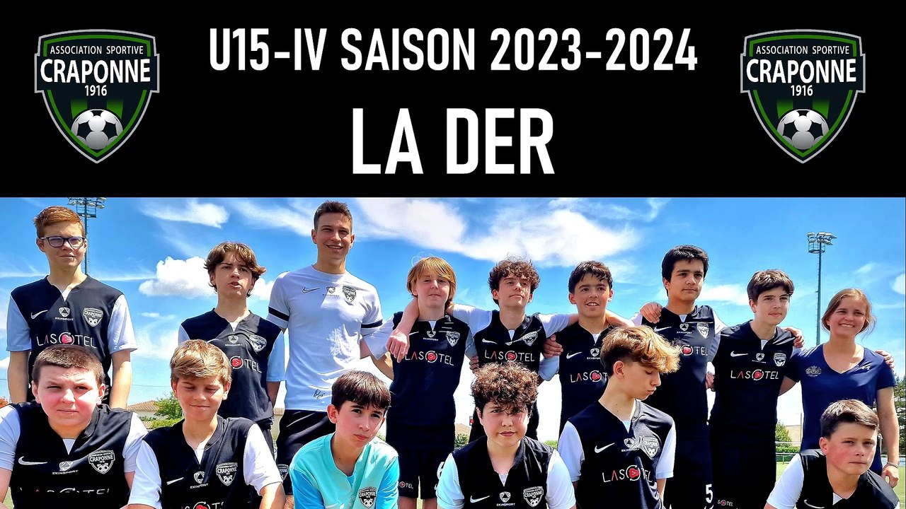ASC U15-IV - La victoire pour la DER de la saison 2024-2025 - Vidéo Dailymotion