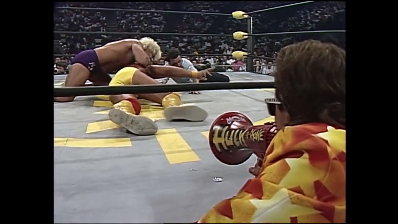 Hulk Hogan vs. Ric Flair for the WCW Title (July 17, 1994) - video ...