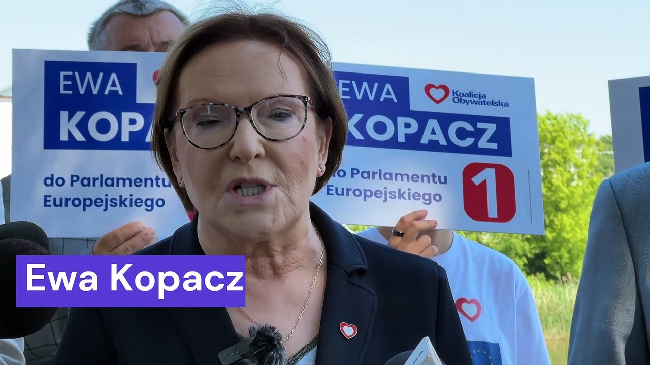 Ewa Kopacz w Koninie - video Dailymotion