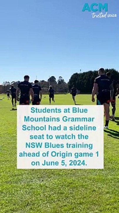 NSW Blues training at Blue Mountains Grammar School - video Dailymotion