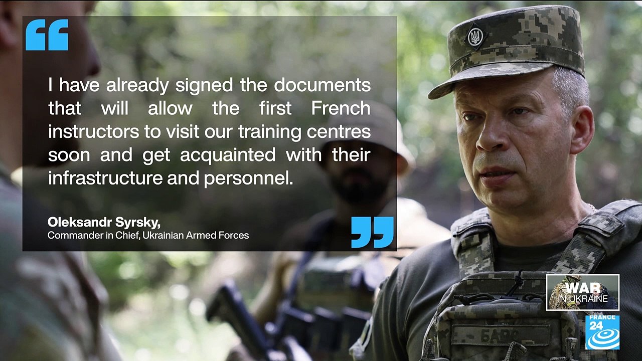 French instructors to train troops in Ukraine? - video Dailymotion