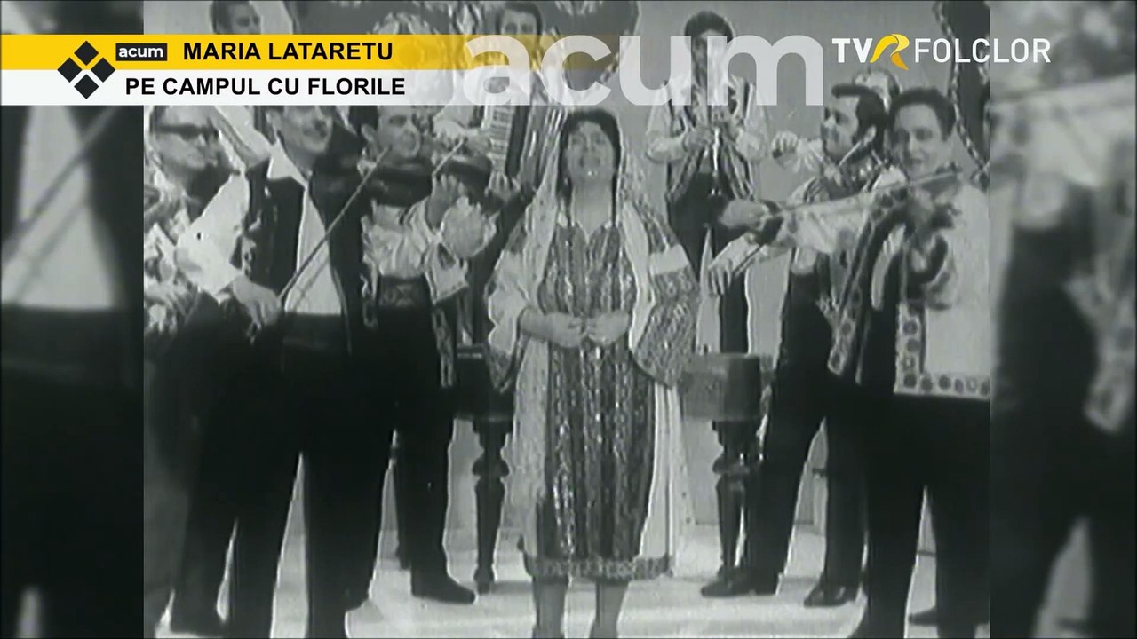 Maria Lataretu - Pe campul cu florile (arhiva TVR - 1970) - video ...