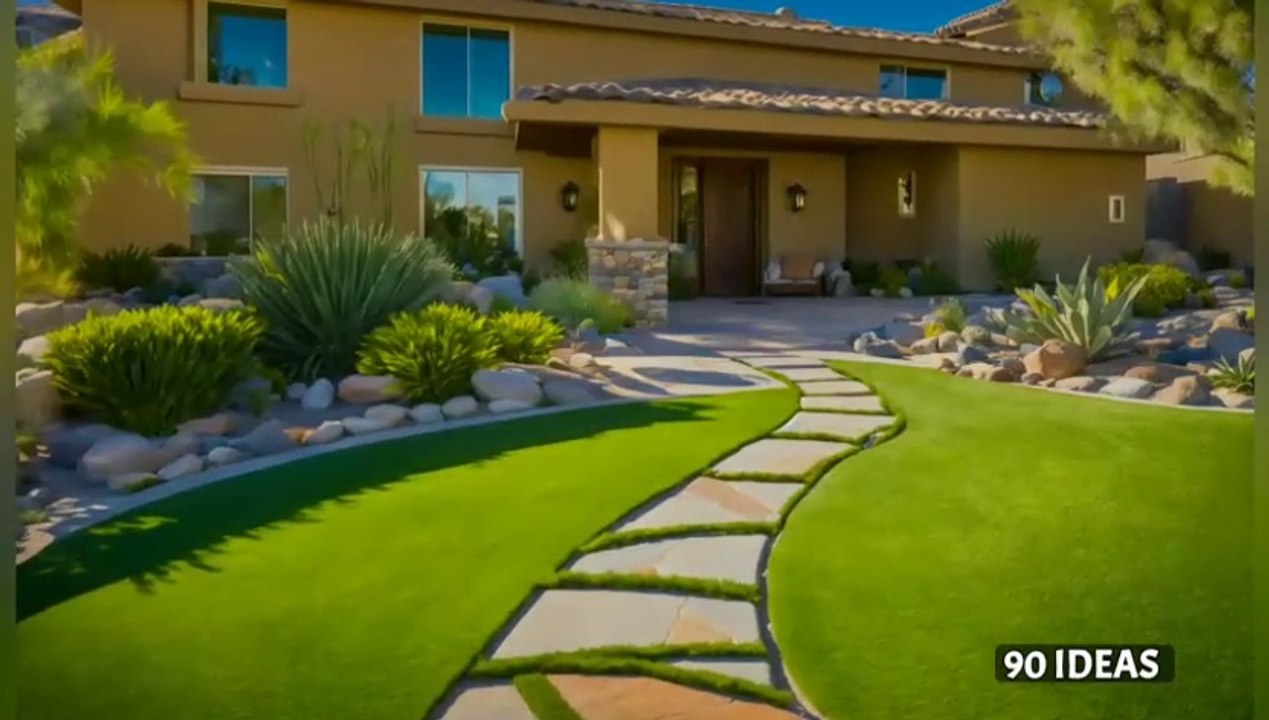 Get Inspired with These Creative Front Yard Landscaping Designs ...