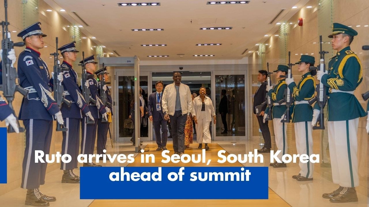 Ruto arrives in Seoul, South Korea ahead of summit - video Dailymotion