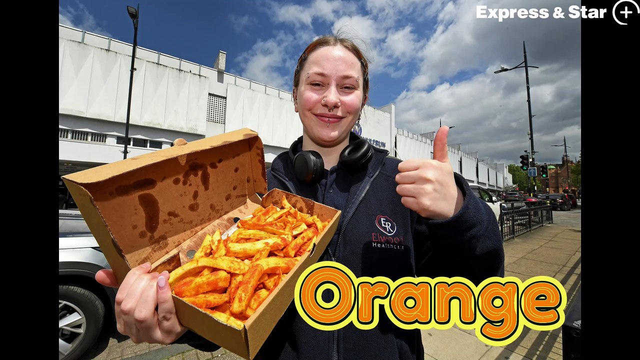 Regular chips v orange chips taste challenge in Wolverhampton. - video ...