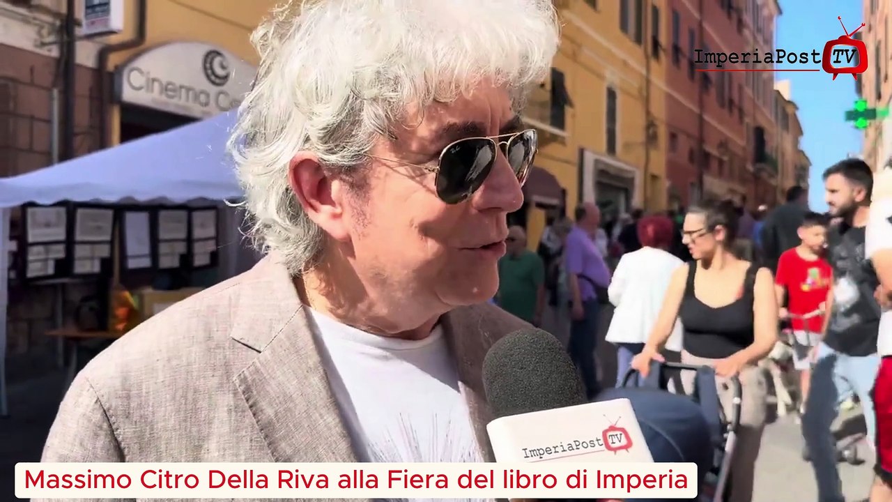 Massimo Citro Della Riva alla Fiera del libro di Imperia - Video ...