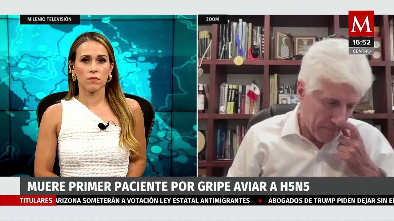 "Es más lo que no se sabe": Infectólogo Alejandro Macías sobre primera muerte por gripe aviar A ...