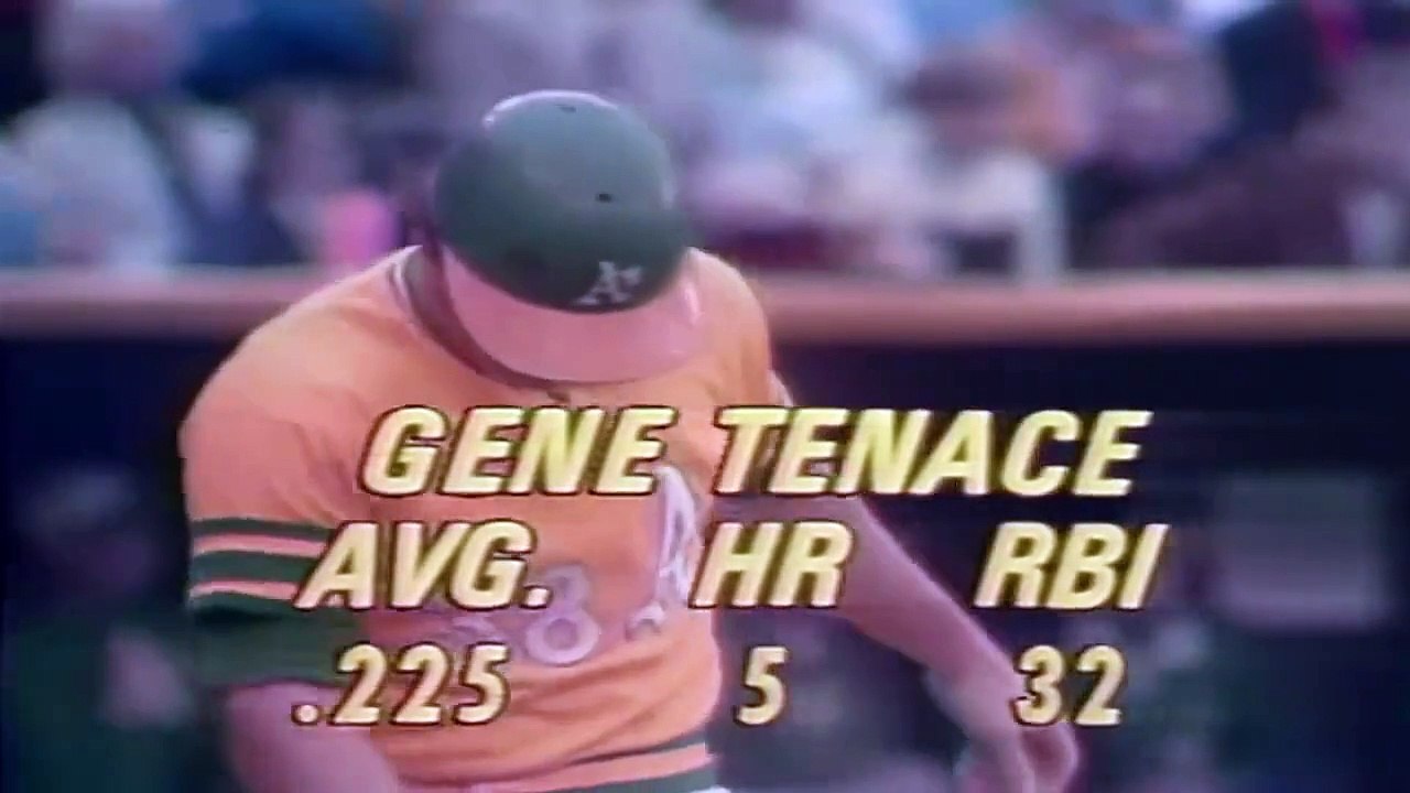Gene Tenace's Athletics Career Highlights - video Dailymotion
