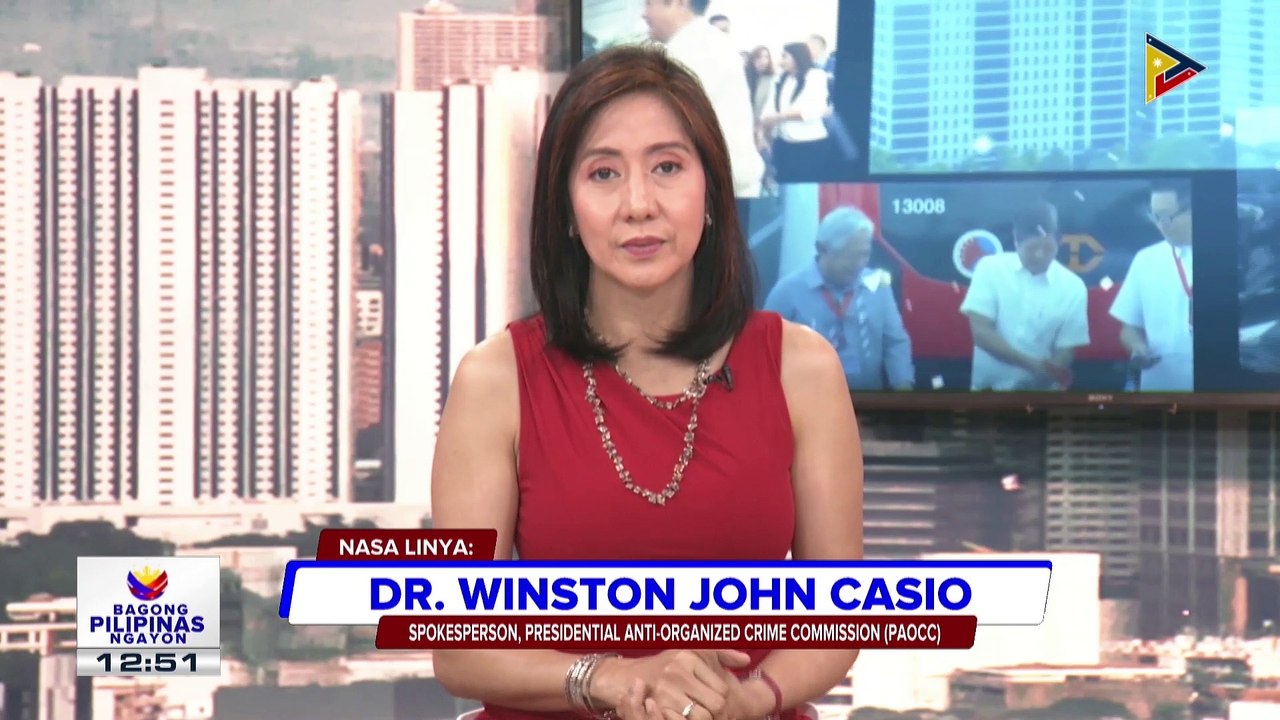 Panayam kay PAOCC Spokesperson Dr. Winston John Casio kaugnay ng POGO ...