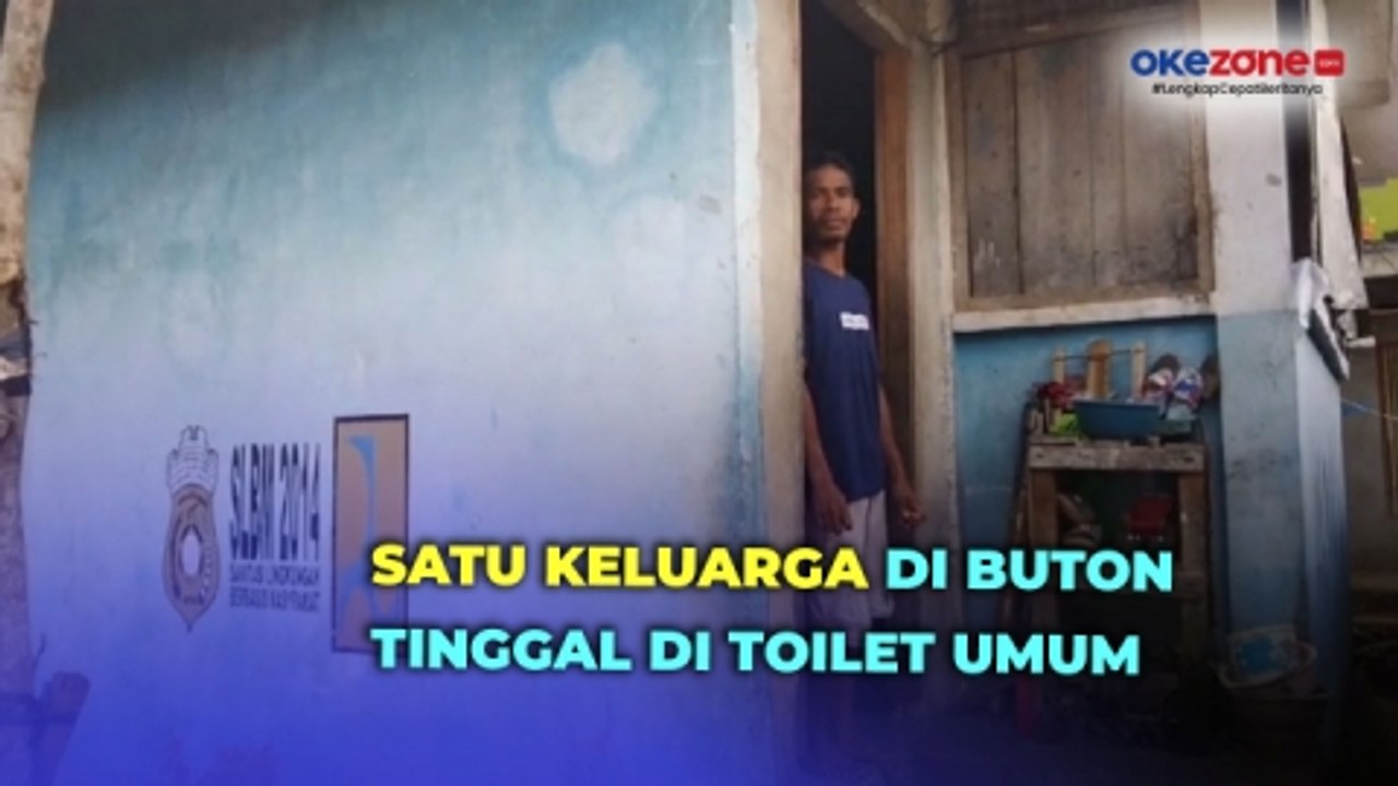 Kisah Satu Keluarga di Buton, 5 Tahun Tinggal di Bangunan Bekas Toilet ...