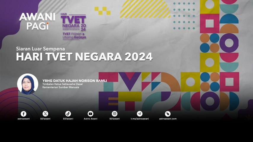 AWANI Pagi: Hari TVET Negara 2024 | Astro Awani