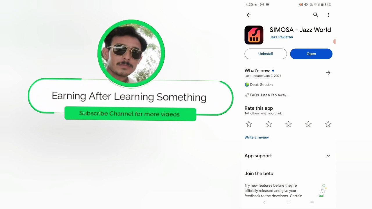 How to Use SIMOSA Jazz World App _ Jazz Simosa App Kaise Use Kare Get ...