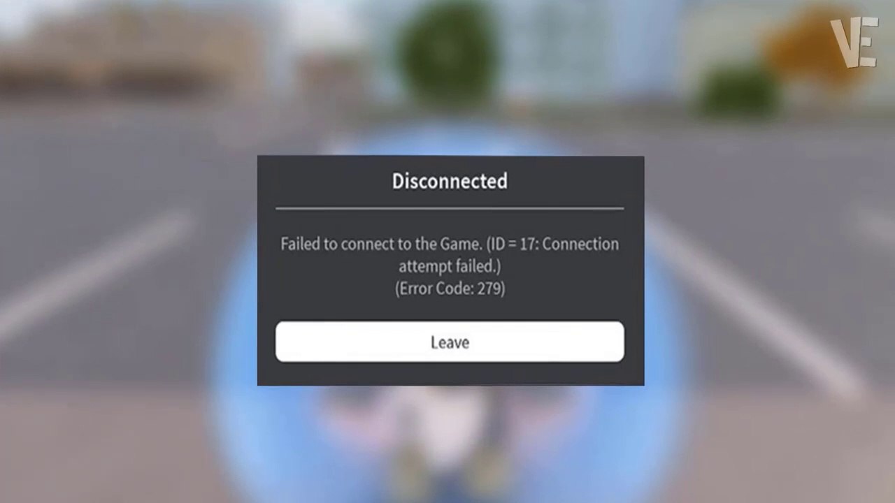failed to connect to game ID = 17 Connection Attempt failed error 279 ...