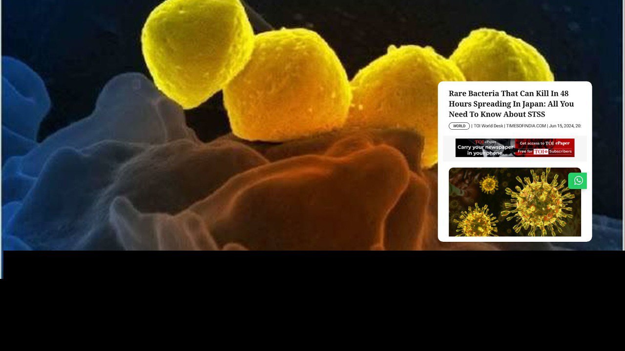 STSS Outbreak : Japan లో ఆ బ్యాక్టీరియా విజృంభణ.. 977 Cases..లక్షణాలు ...