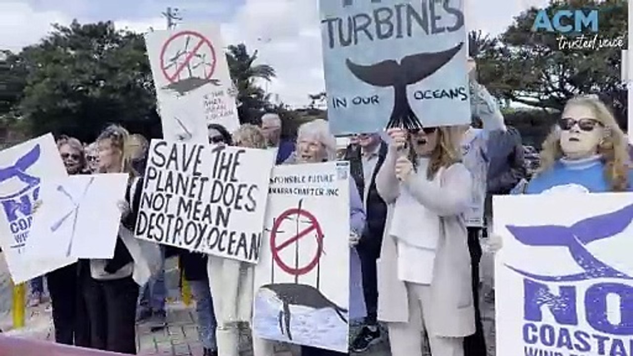 Anti-wind farm protesters | June 17 2024 - video Dailymotion