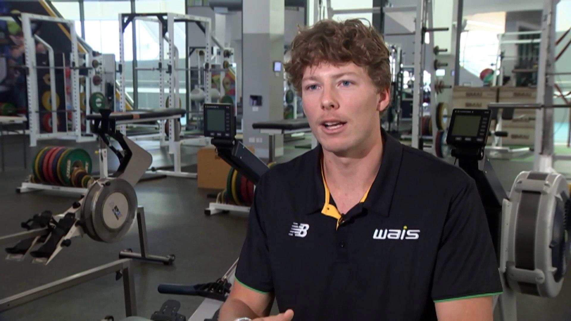 Former footy player turned rower has sights set on the Olympics