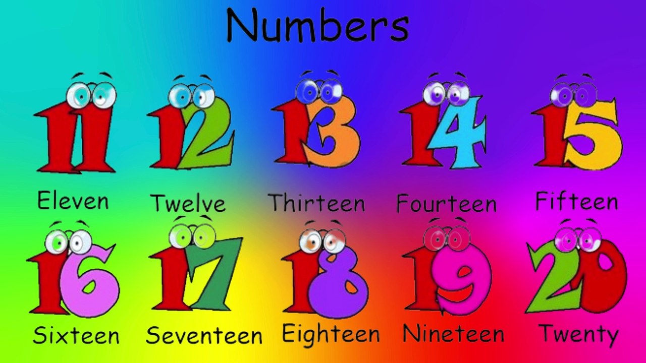 11 to 20, learn 11 to 20, counting fun, eleven to twenty, counting 11 ...