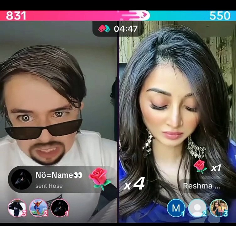 Waseem very funny tik tok live with reshma_2 - video Dailymotion