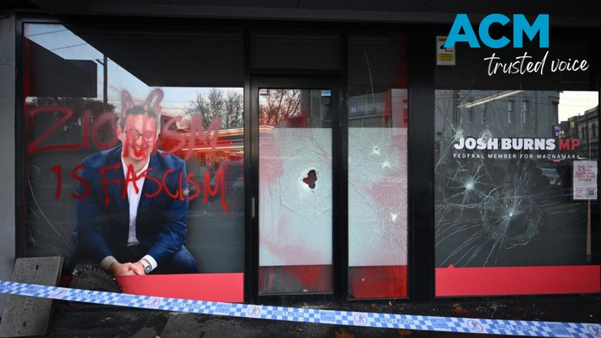 Jewish MP Josh Burns' office set alight and defaced near Melbourne ...