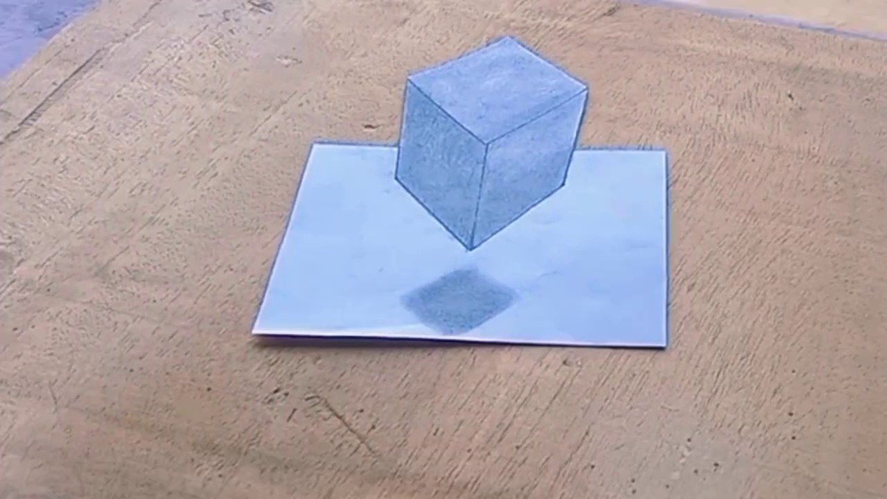3d drawing on paper | easy drawing on paper - video Dailymotion