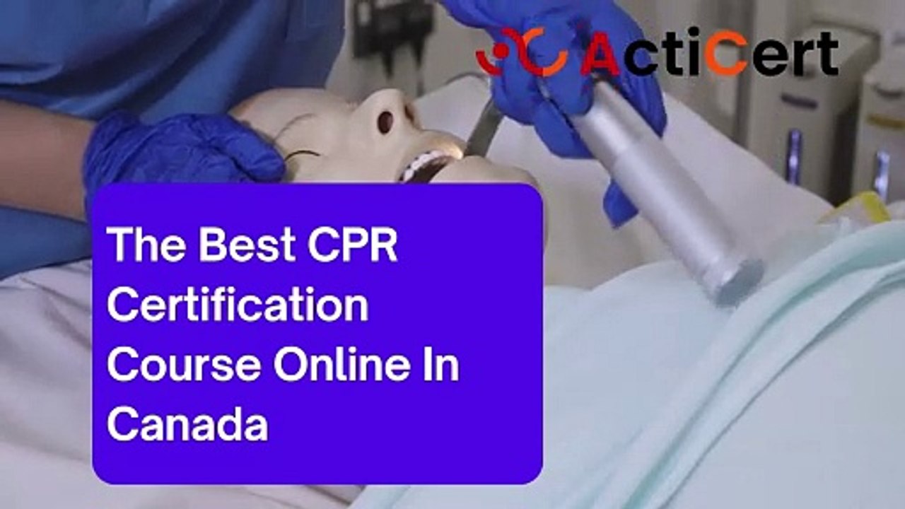The Best CPR Certification Course Online In Canada - video Dailymotion