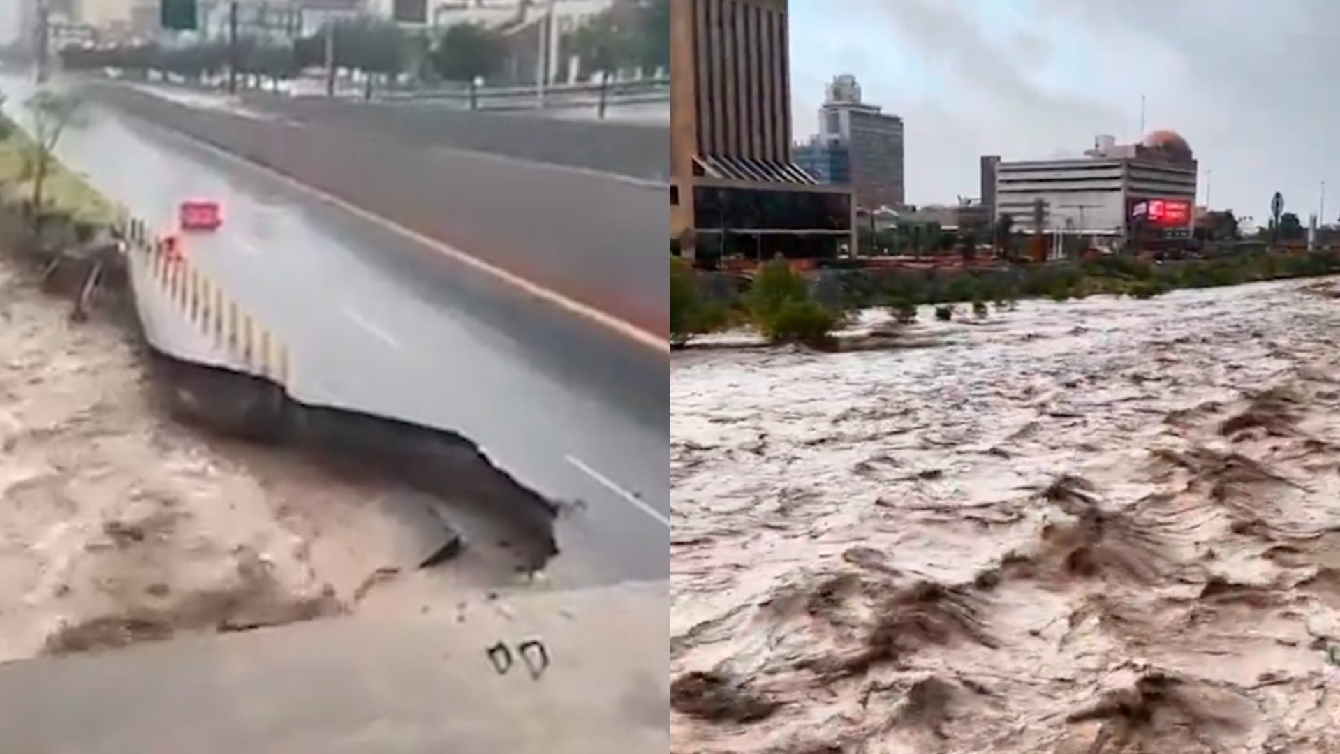 Tormenta Alberto: Carretera se deslava y cae al Río Santa Catarina ante ...