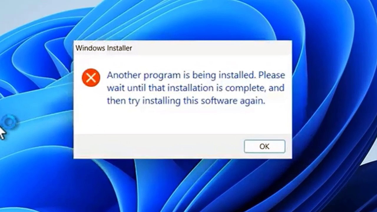 How To Fix Another program is being installed please wait until the ...