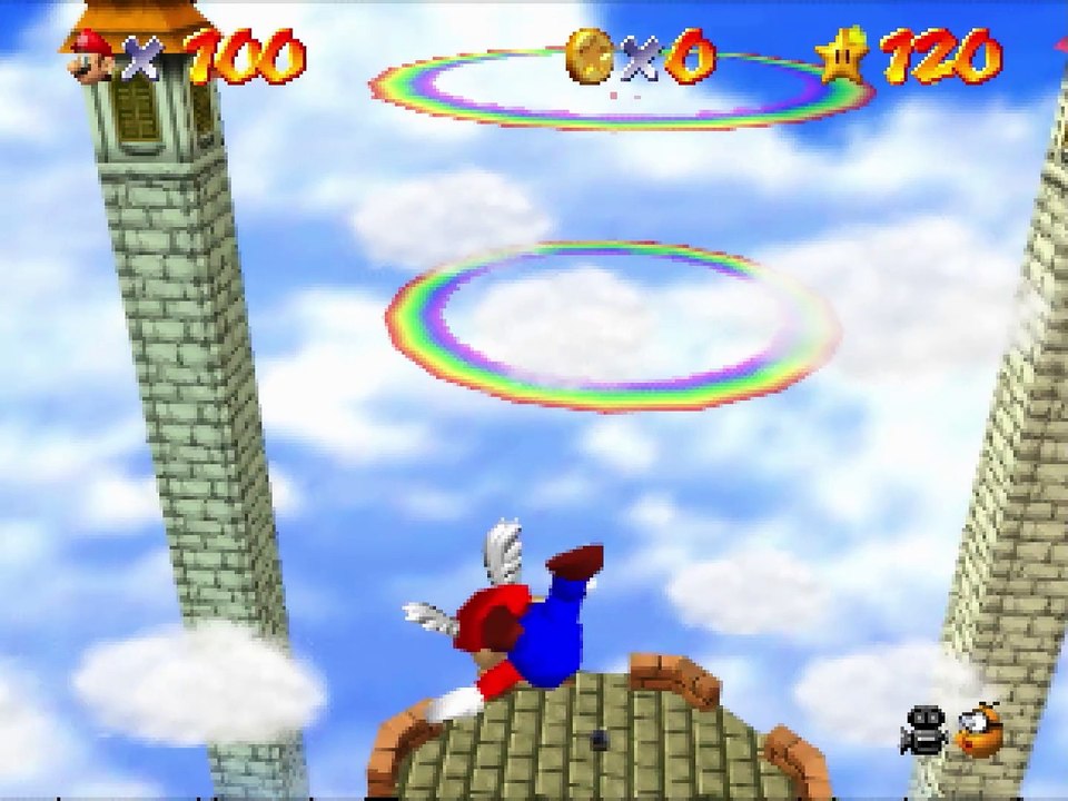 Super Mario 64 - Tower of the Wing Cap 18"41 - Vidéo Dailymotion