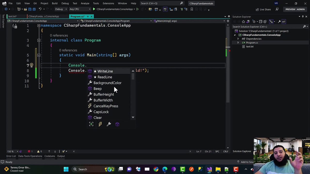 c# lesson 3 - video Dailymotion
