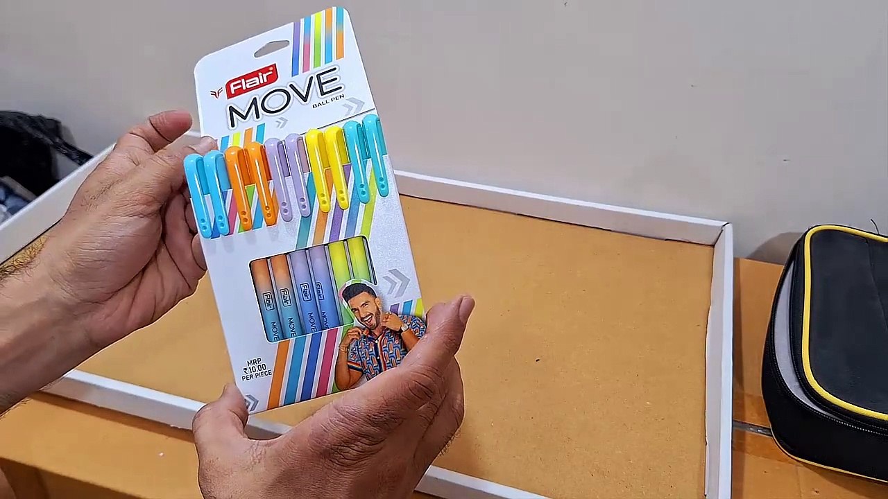 Unboxing and Review of FLAIR Move Ball Pen for students - video Dailymotion