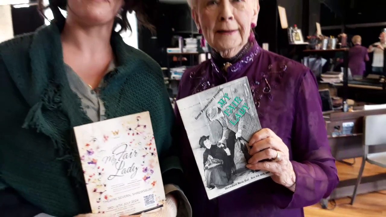 Heather Game played Eliza in My fair lady and now her grand daughter ...