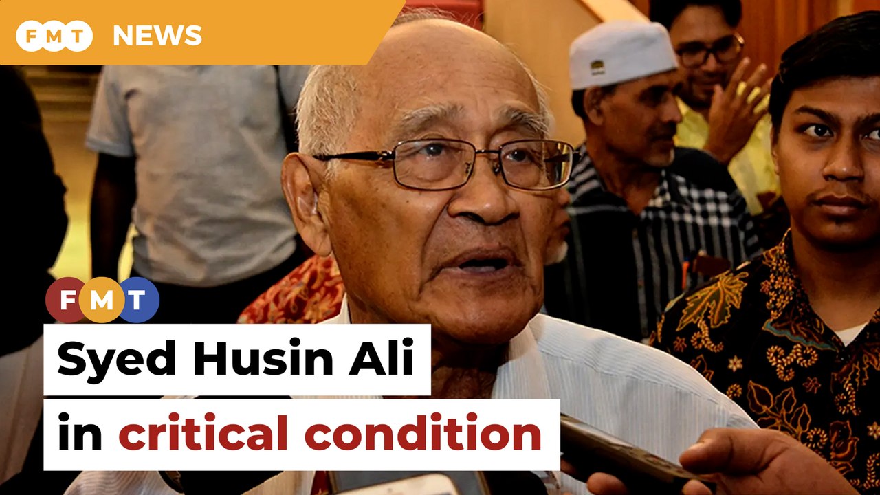 PKR founder member Syed Husin Ali in critical condition - video Dailymotion