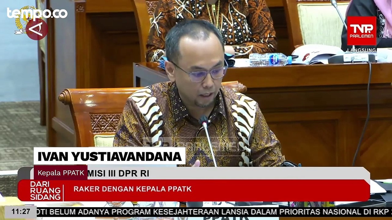 PPATK Sebut Ada Seribu Lebih Anggota DPR dan DPRD Main Judi Online - video Dailymotion