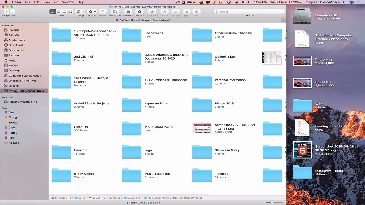 How to ADD the Selected Item to the Finder Sidebar On a Mac Computer - Basic Tutorial | New ...